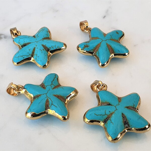 Turquoise Starfish - Etsy