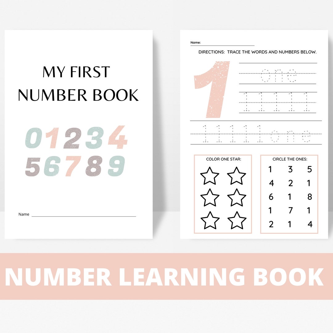 Number Learning Book Home School, Toddler Activities, Preschool ...