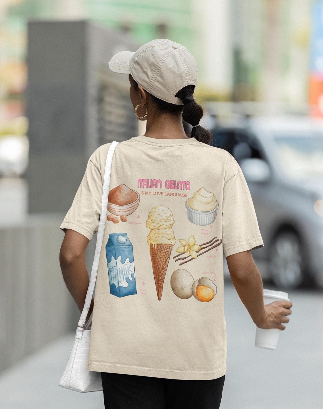 Vintage Italian Gelato Recipe T-shirt | Retro Dessert Graphic Tee - Etsy