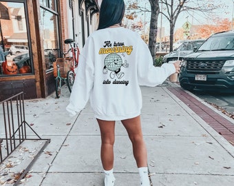 He Turns Mourning Into Dancing Sweatshirt Christian Crewneck Bible ...