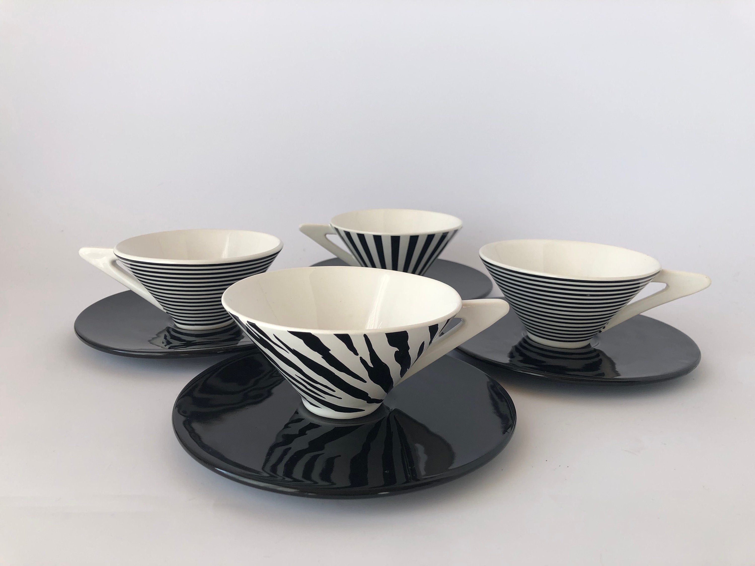 Mique, Sweden Tea Set, Memphis Style, Vintage From the 80s, 4x ...