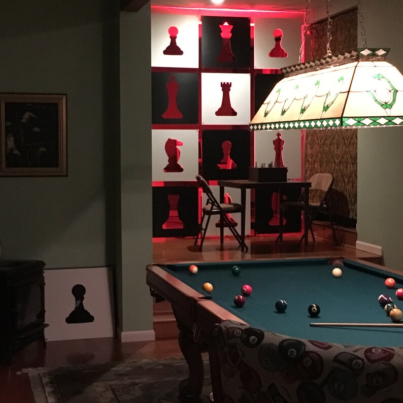 Game Room Wall Divider Black and White - Etsy