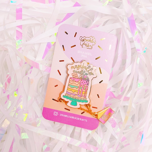 Cake Enamel Pin - Etsy