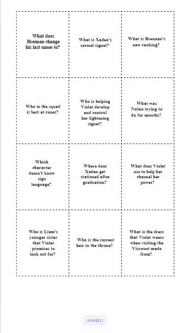 Book Club Bingo Iron Flame by Rebecca Yarros Bingo Game Gift for Book ...