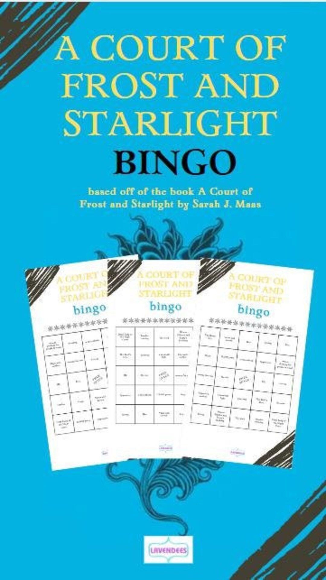 Book Club Bingo A Court of Frost and Starlight by Sarah J. Maas Bingo ...