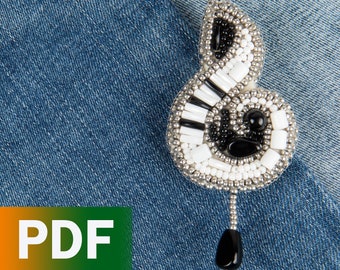 Treble Clef Pattern - Etsy