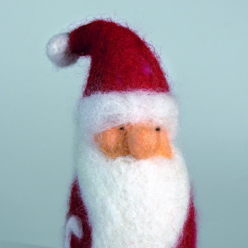 Needle Felted Santa - Etsy