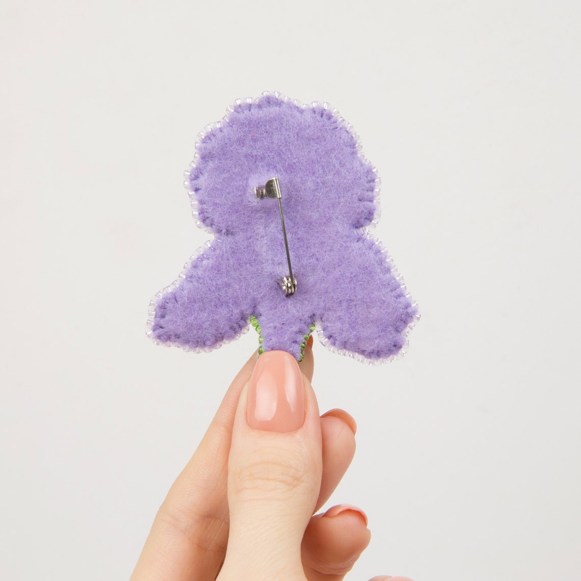 Flower Iris DIY Brooch Bead Embroidery KIT/ Iris Brooch Kit/ - Etsy