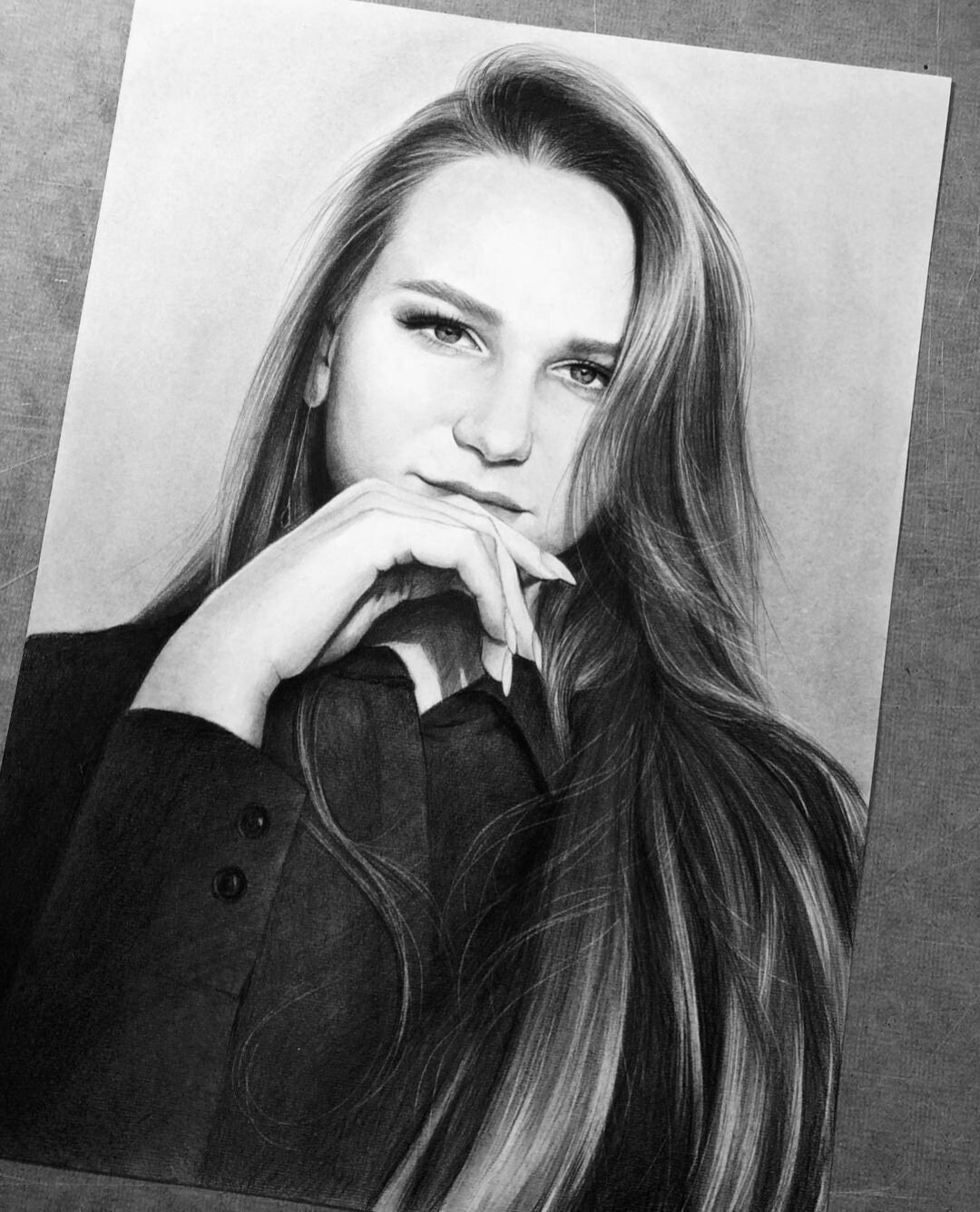 Combine Photos Into a Drawing, Hand Drawn Portrait, Add Person to Photo ...