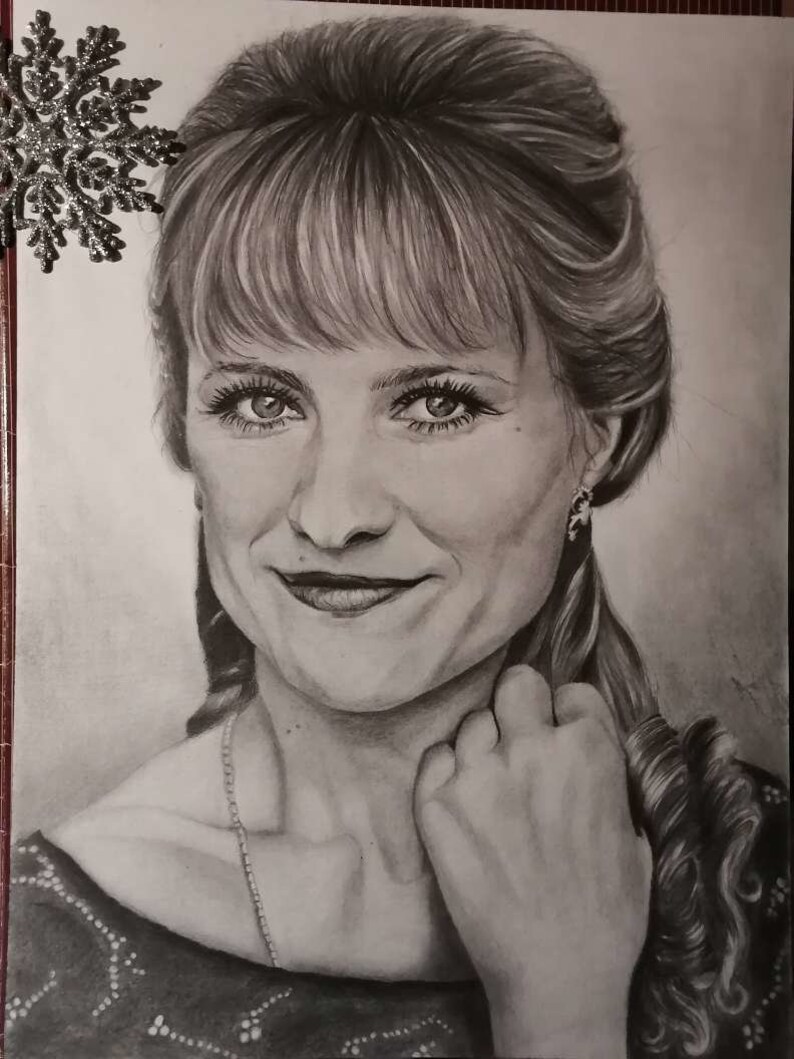 Portrait From Photo Custom Drawing Hand Drawn Portrait | Etsy