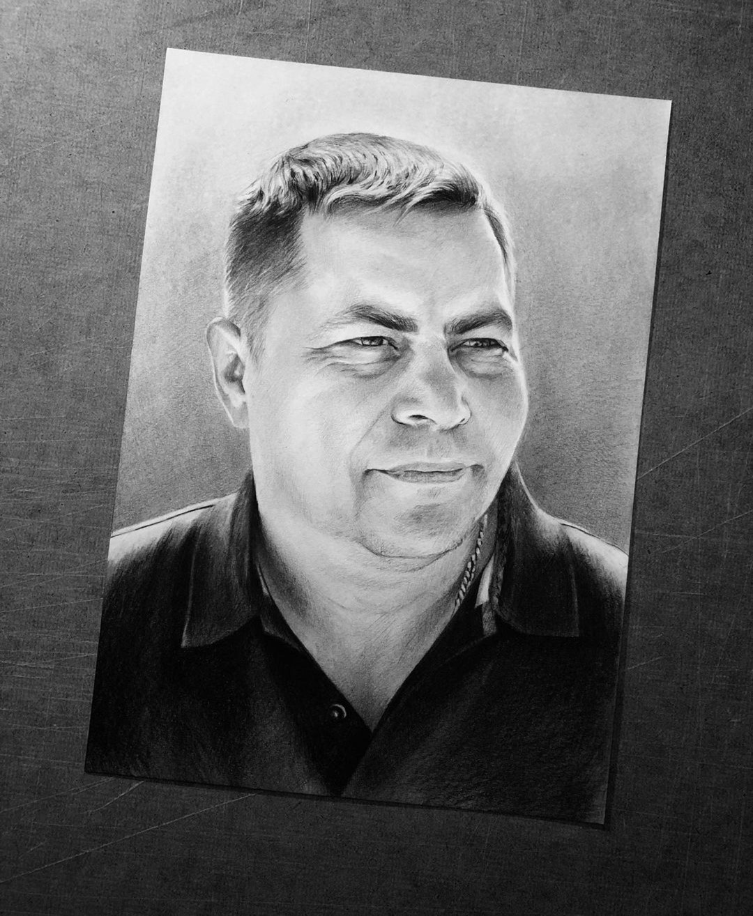 Custom Hand Drawn Portrait, Graphite Drawing From Photo, Realistic ...