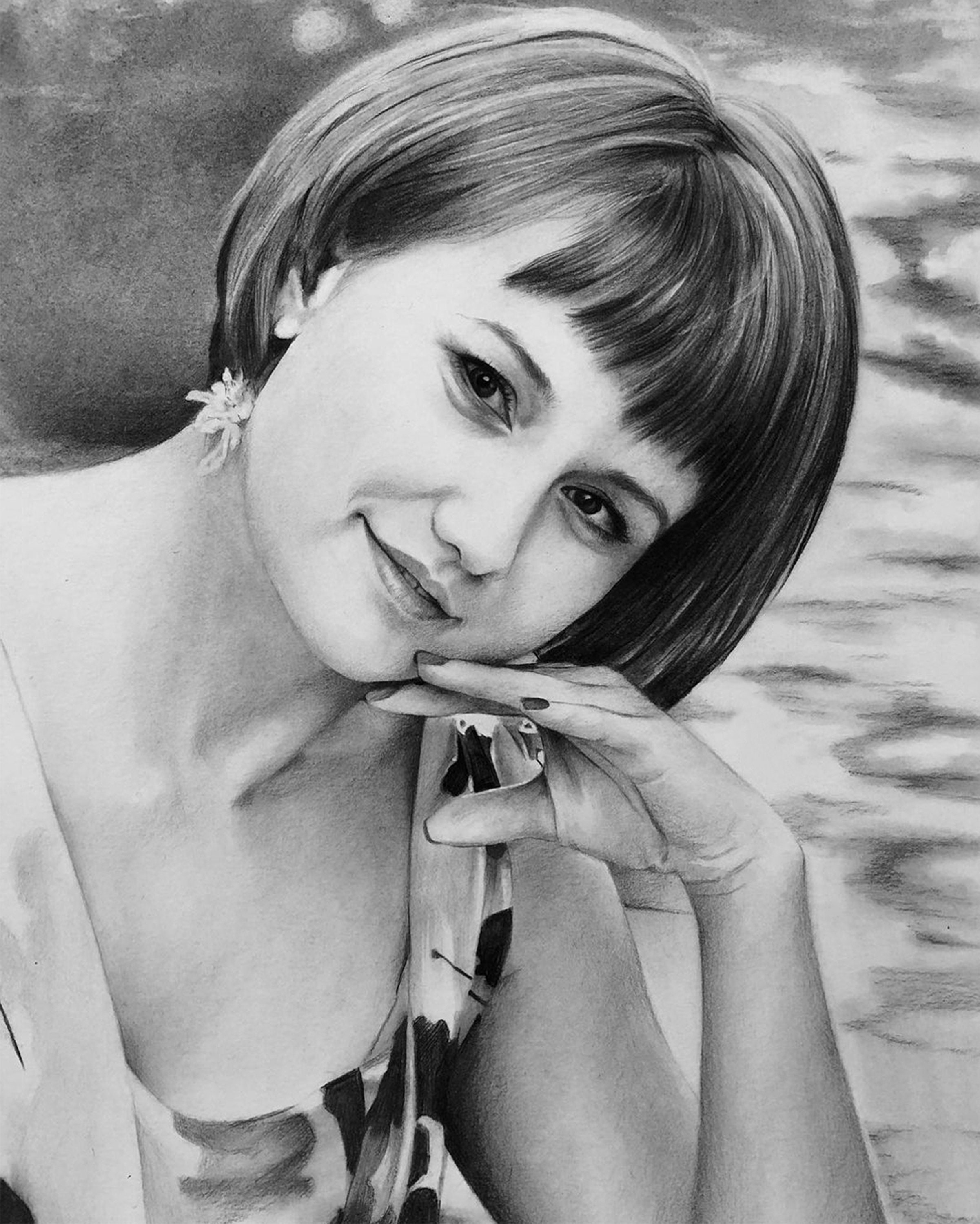 Drawing From Photo, Sketch From Photo, Custom Pencil Portrait ...