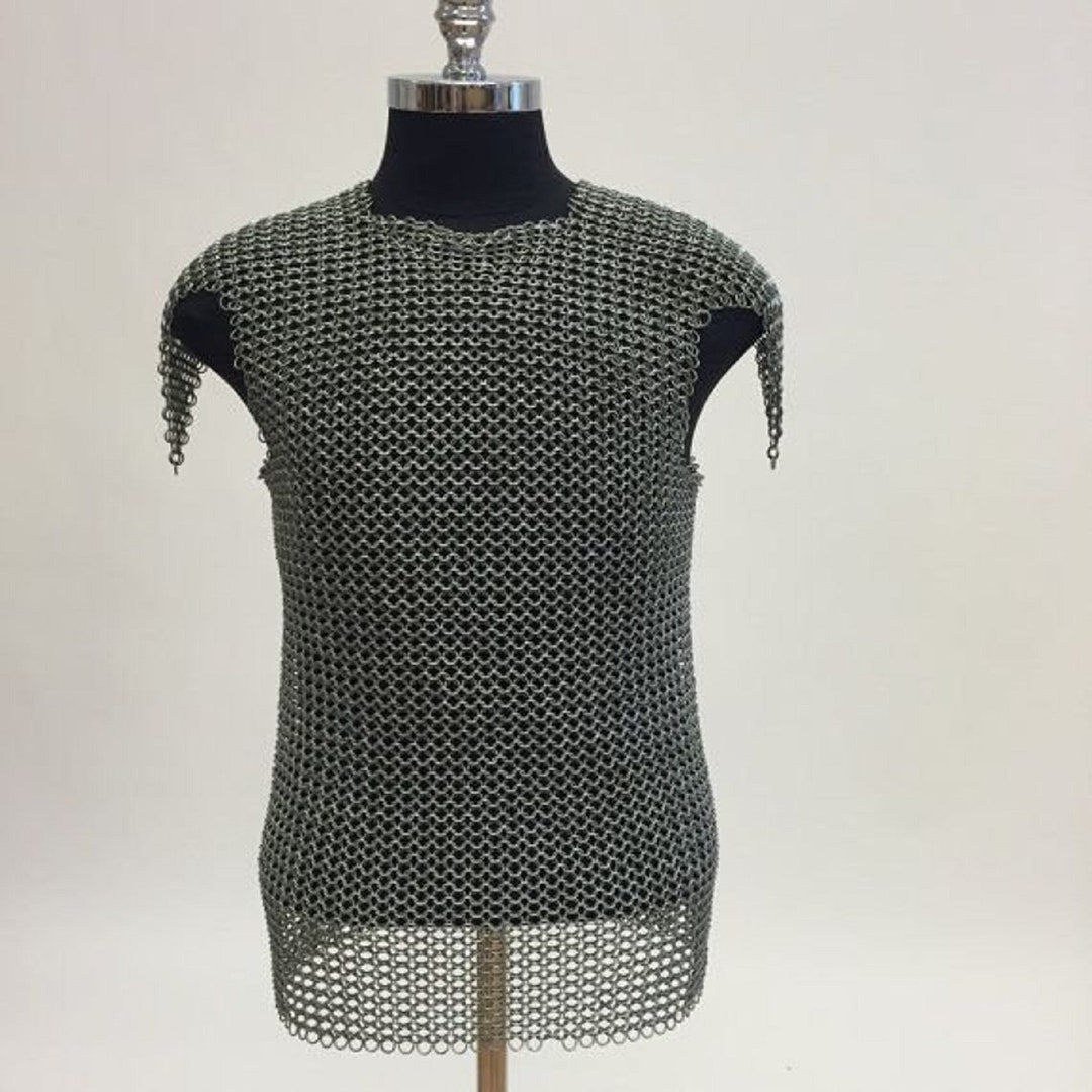 Chainmail Mild Steel Shirt, Medieval Armor,butted Chainmail Shirt ...