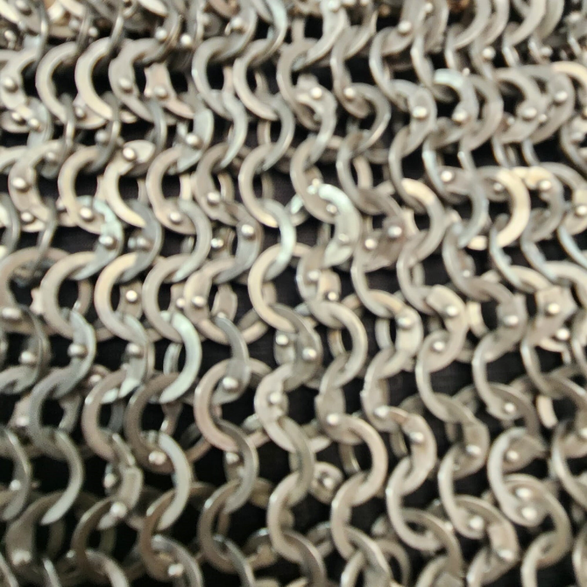 9mm Chain Mail Collar neck Protection With Leather 9MM - Etsy