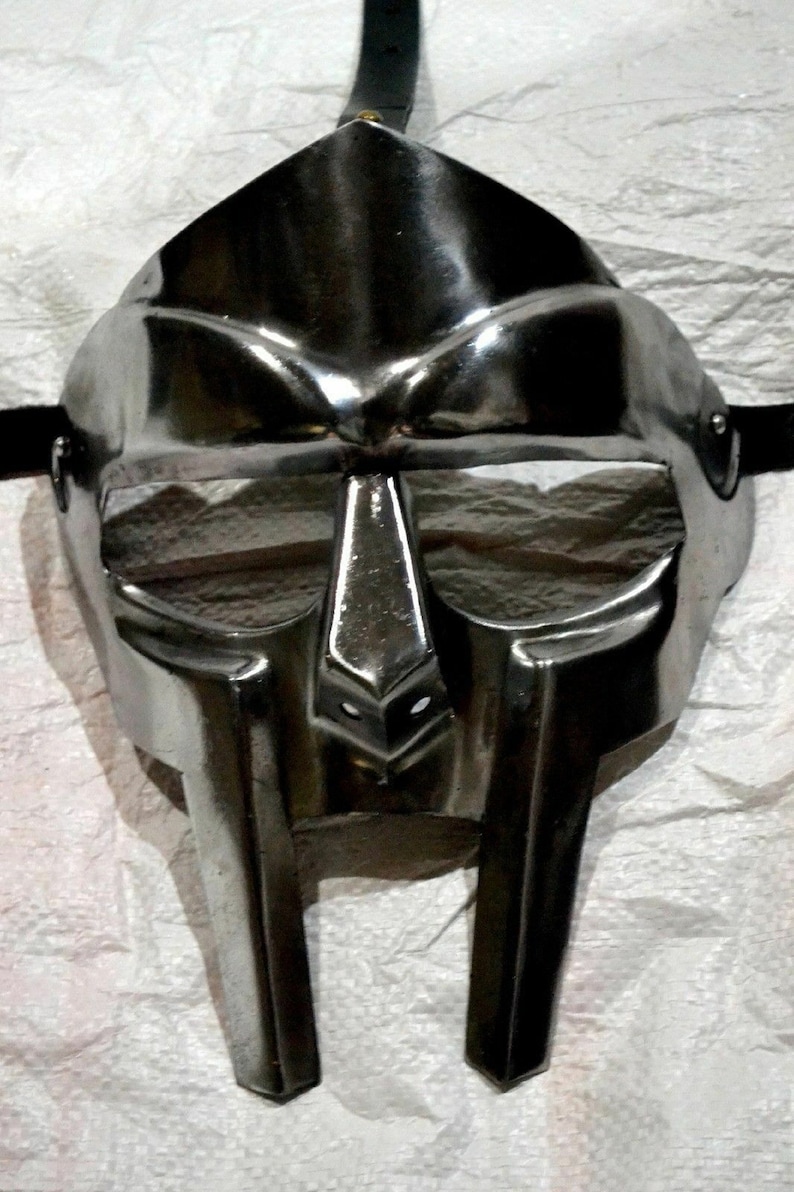 MF Doom Gladiator Mask Mad-villain 18g Mild Steel Face Armour | Etsy