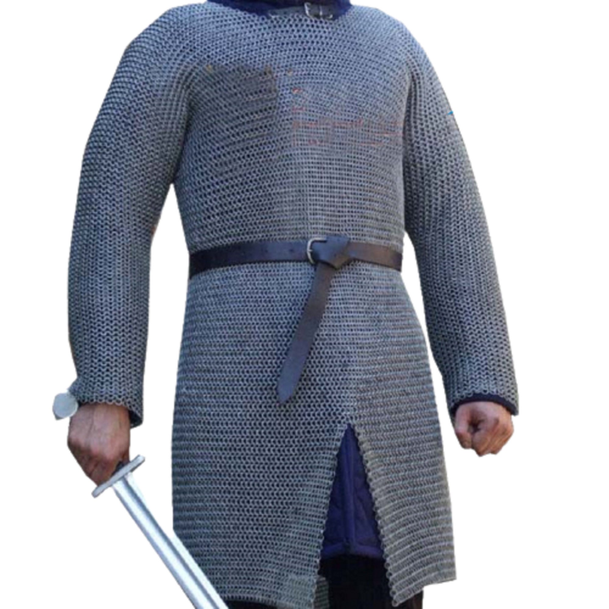 Butted Chainmail Shirt 10 Mm Mild Steel Shirt Full Size Sleeve - Etsy