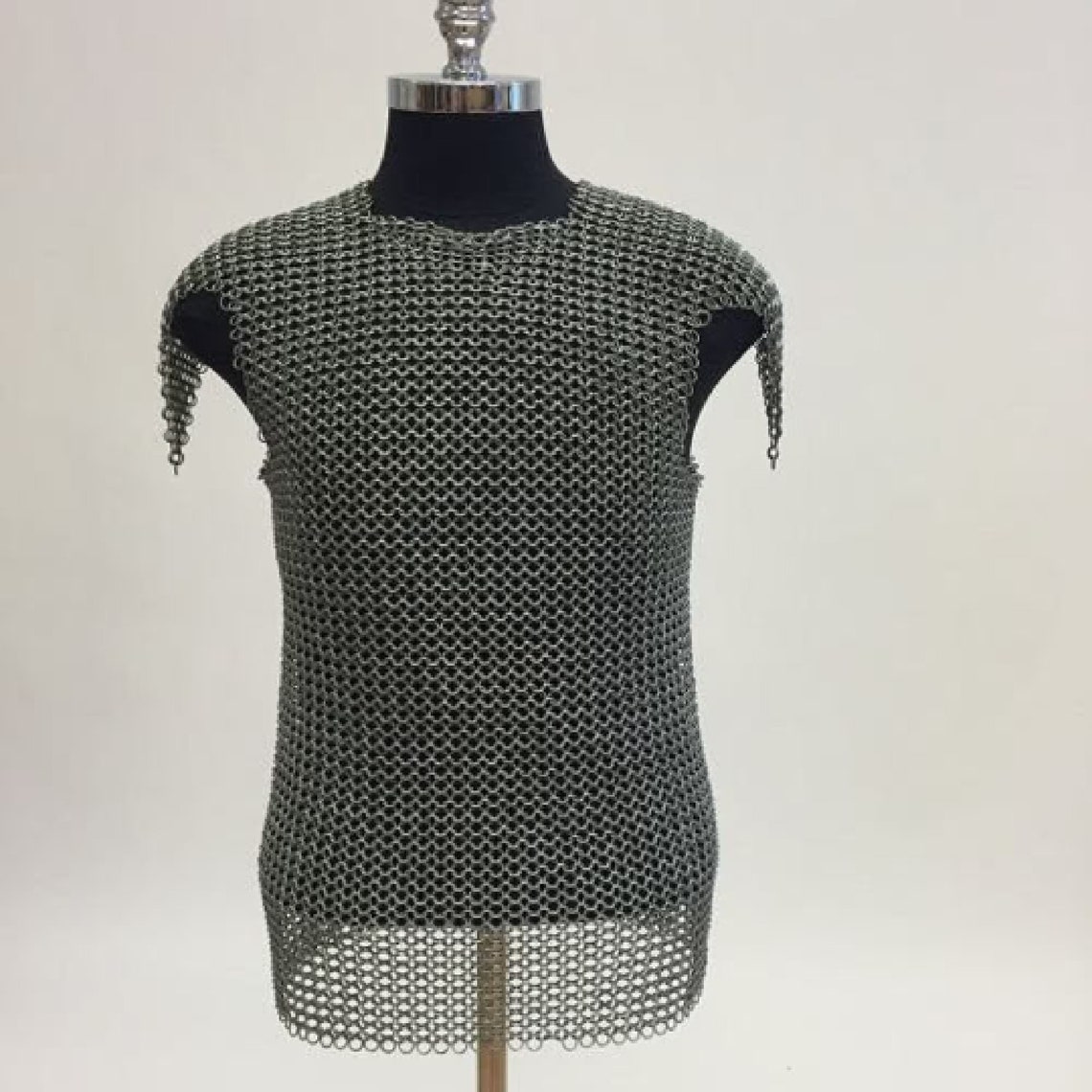 Chainmail Mild Steel Shirt Medieval Armorbutted Chainmail - Etsy
