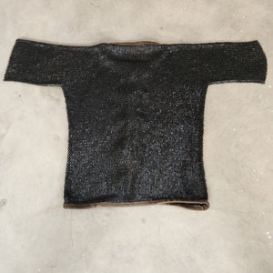 Chainmail Shirt With Skirt Chainmail Champion Front Open Flat Ring ...