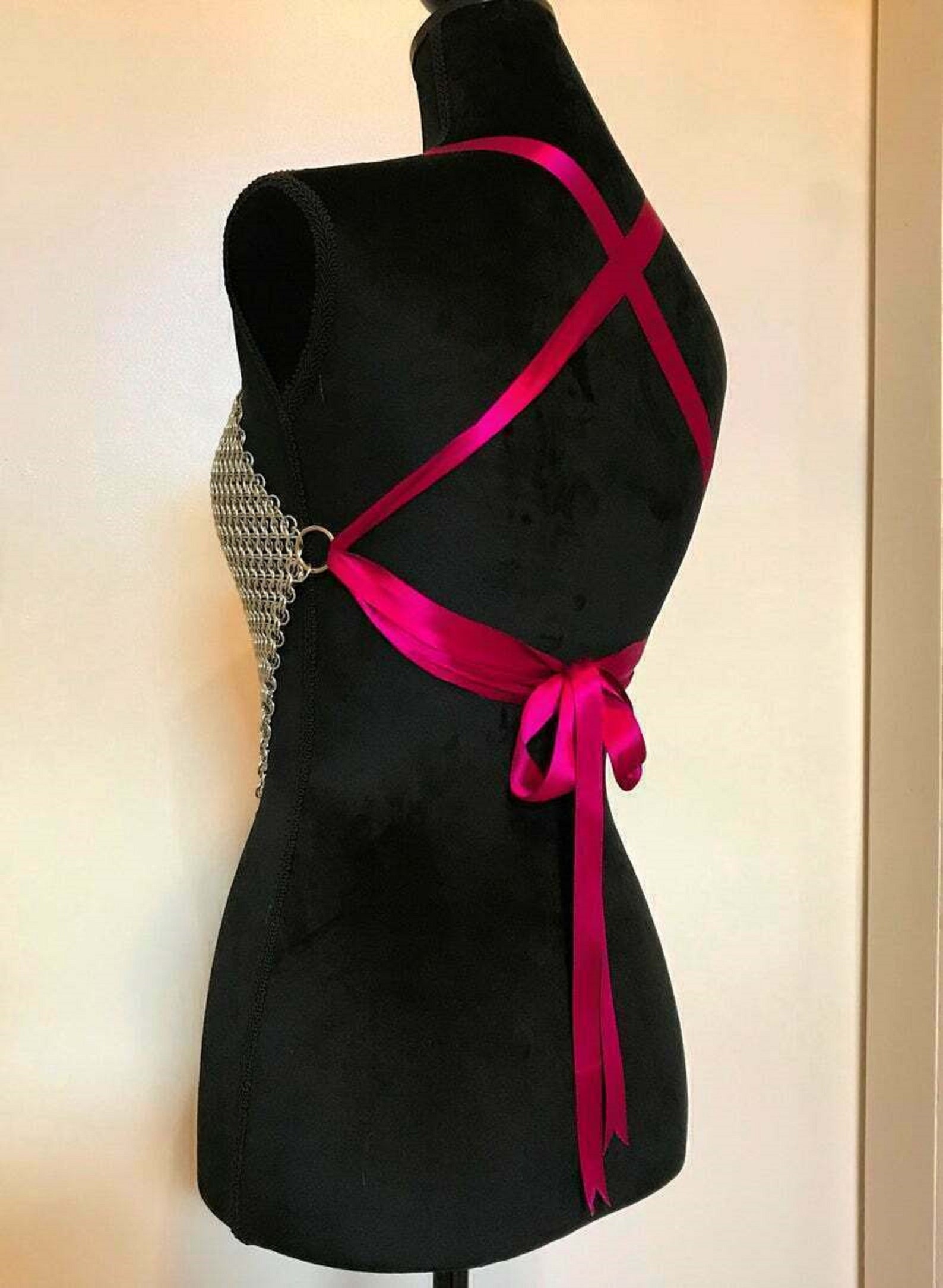 Aluminum Chainmail Halter Girl Viking Cloth D Cup Style - Etsy