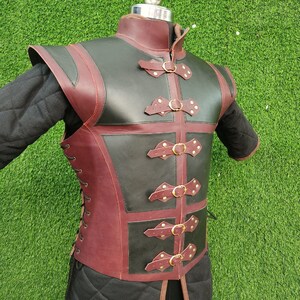 Reinforced Leather Jerkin deluxe for Women Leather, Larp, Fantasy, LRP ...
