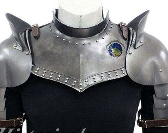 Medieval Metal Armor Gorget Shoulder Guard - Etsy