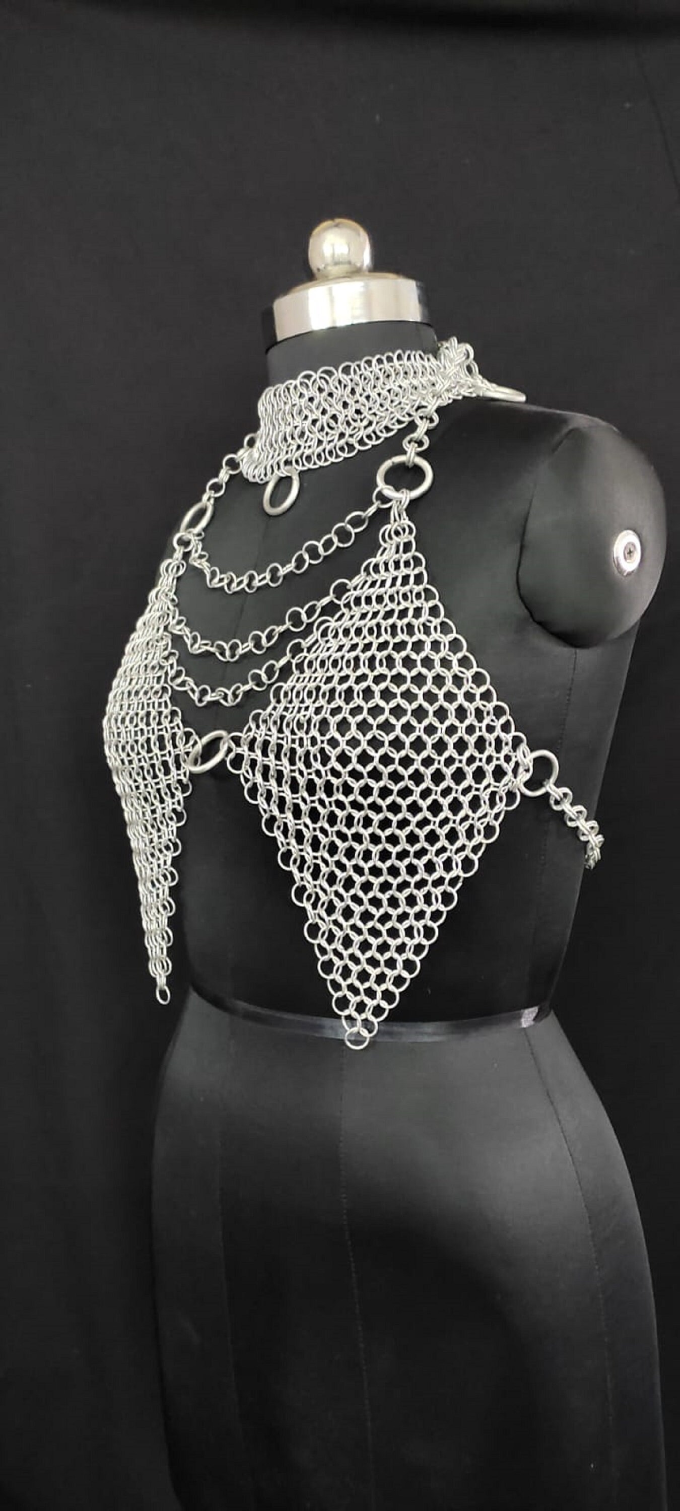 Medieval Chainmail Anodized Aluminum 10mm Ring Regular Etsy