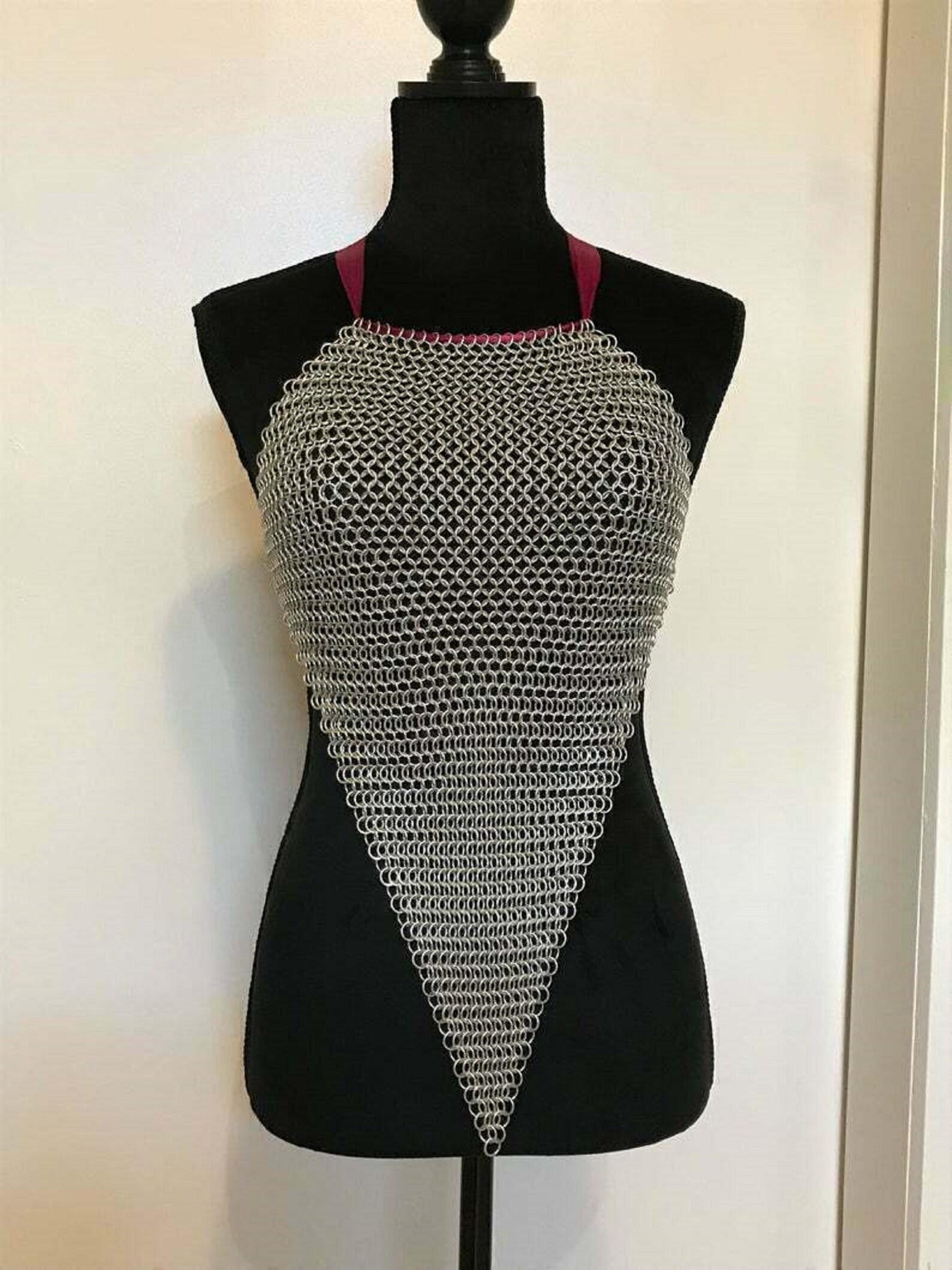 Aluminum Chainmail Halter Girl Viking Cloth D Cup Style - Etsy