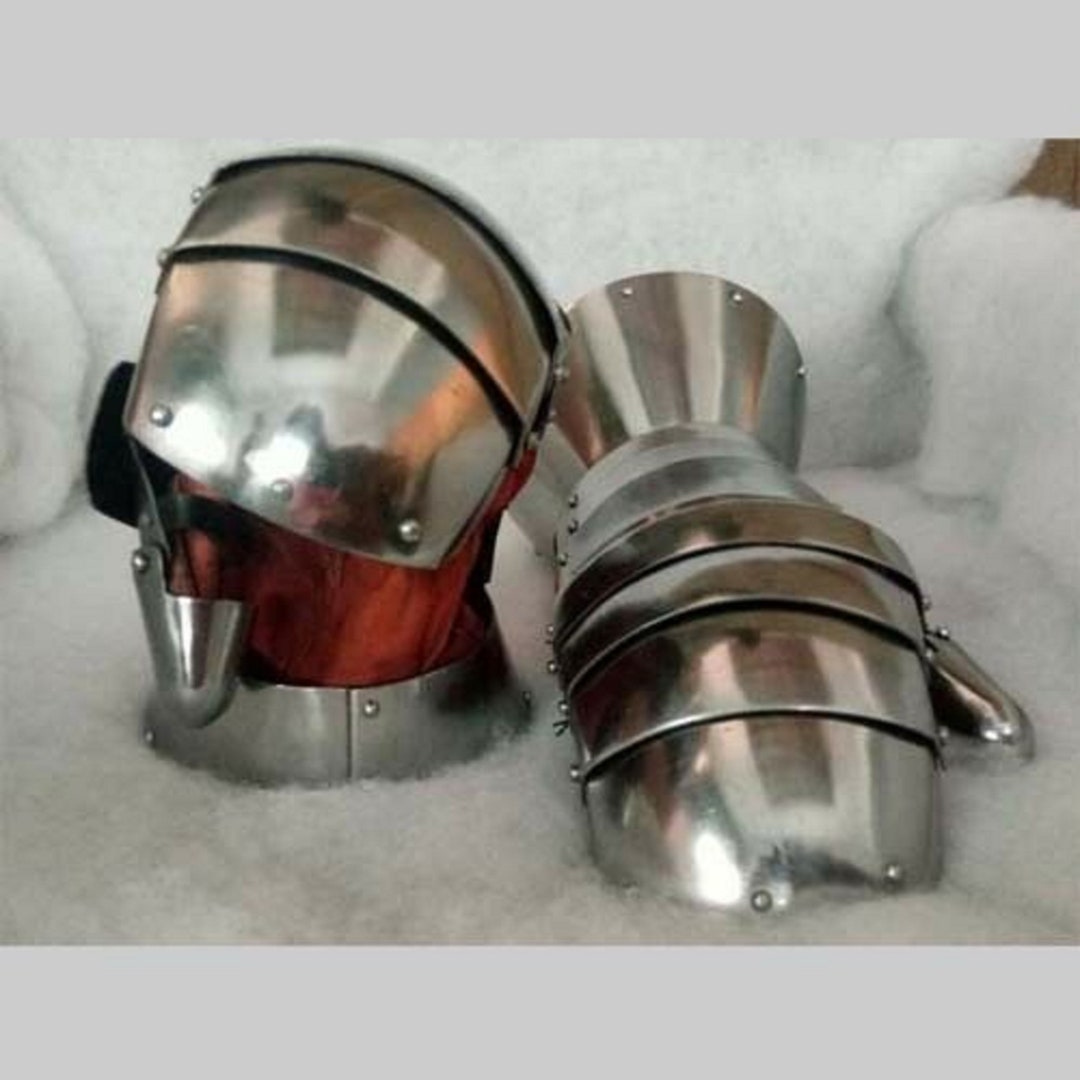 Milanese Gauntlets 16G Steel Functional,milanese Knight Gauntlets ...