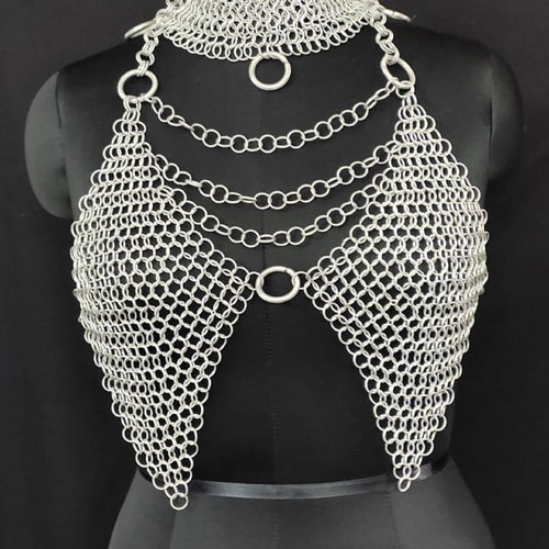 Medieval Chainmail Anodized Aluminum 10mm Ring Regular Etsy