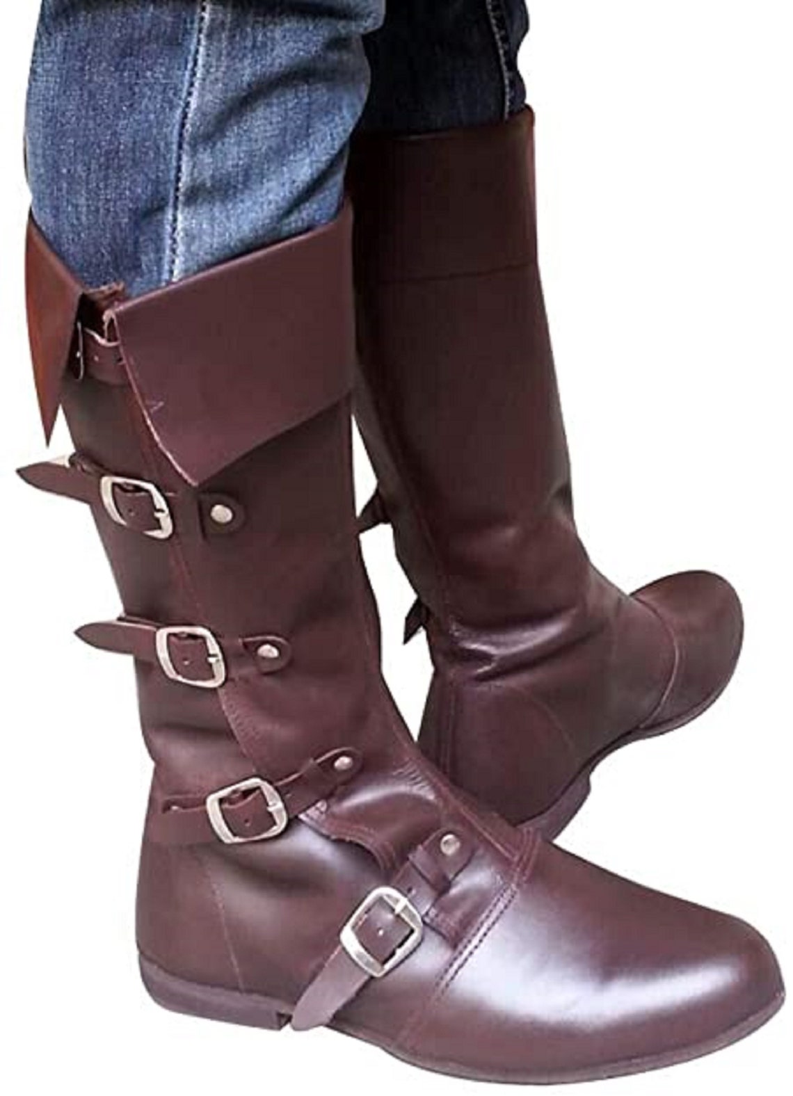 Medieval Leather Boots RENAISSANCE Viking Pirate Boots Mans | Etsy