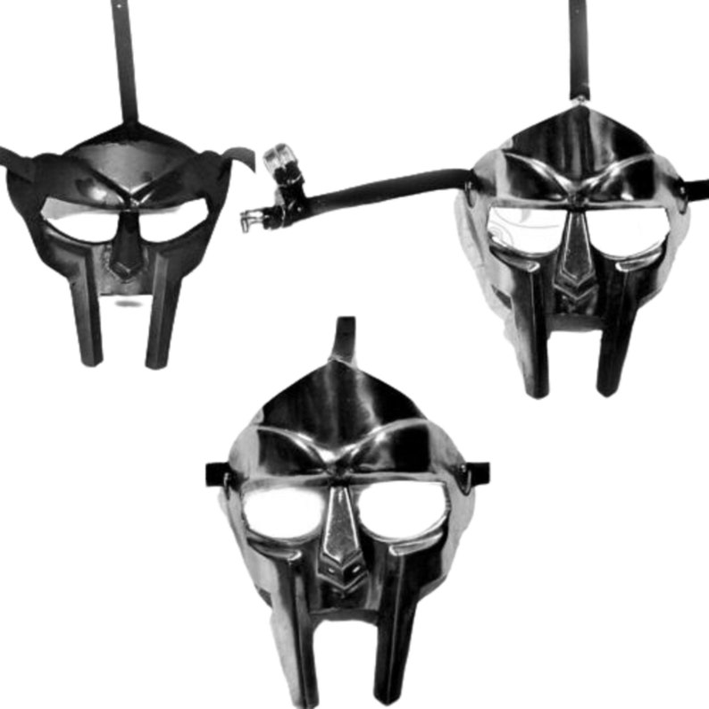 MF Doom Gladiator Mask Mad-villain 18g Mild Steel Face Armour | Etsy