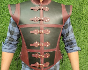 Medieval Reinforced Leather Jerkin - Etsy