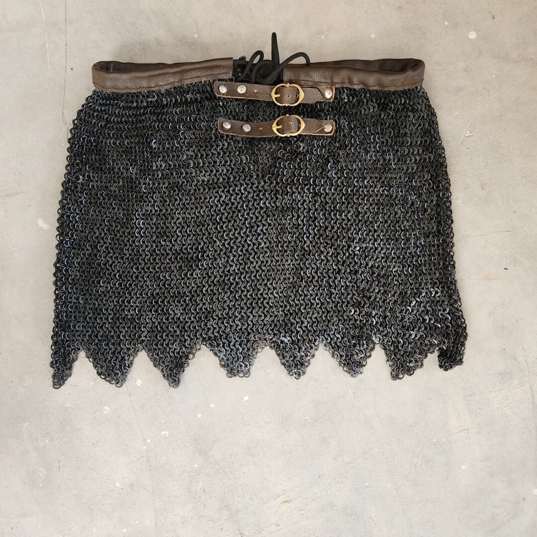 Chainmail Skirt Zig Zag Flat Ring With Soiled Ring 6 Mm Chainmail Skirt ...
