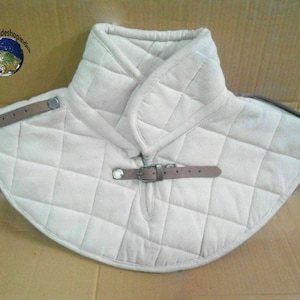 Medieval Padded Gambeson Collar Gorget Arming Neck Armor - Etsy