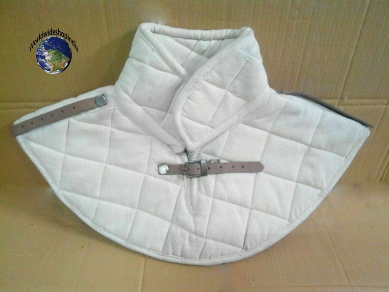 Medieval Padded Gambeson Collar Gorget Arming Neck Armor - Etsy