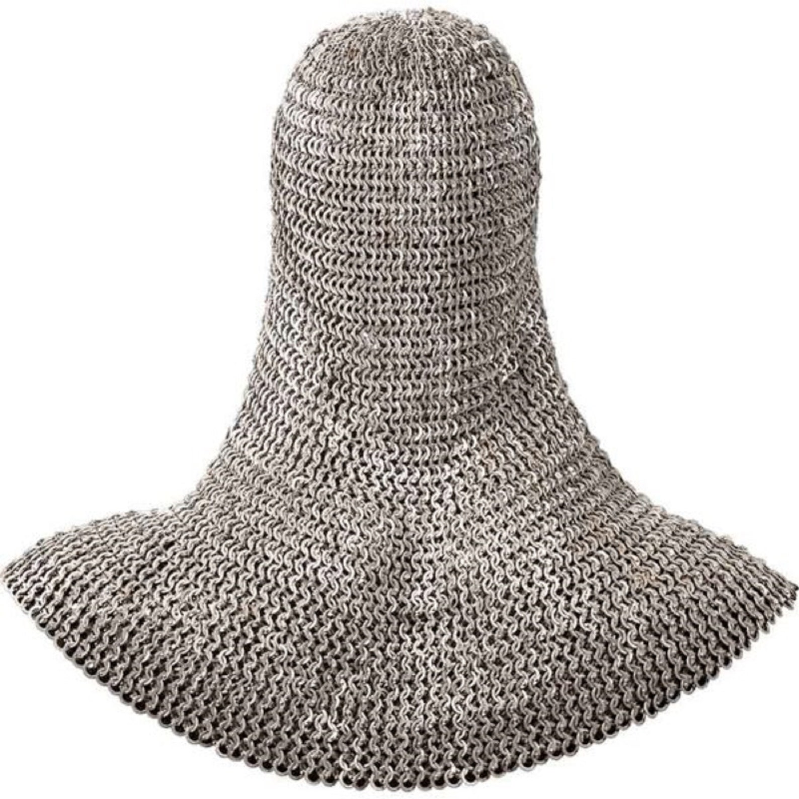 Medieval Aluminum Chainmail Coif 9 Mm Flat Riveted With Washer - Etsy