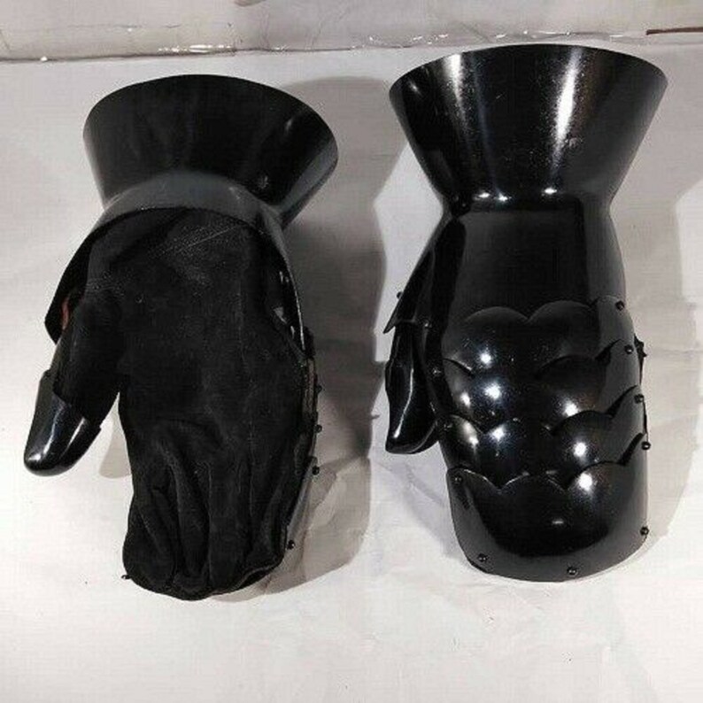 Medieval Gauntlets Steel Mitten SCA LARP 16G Gauntlets - Etsy