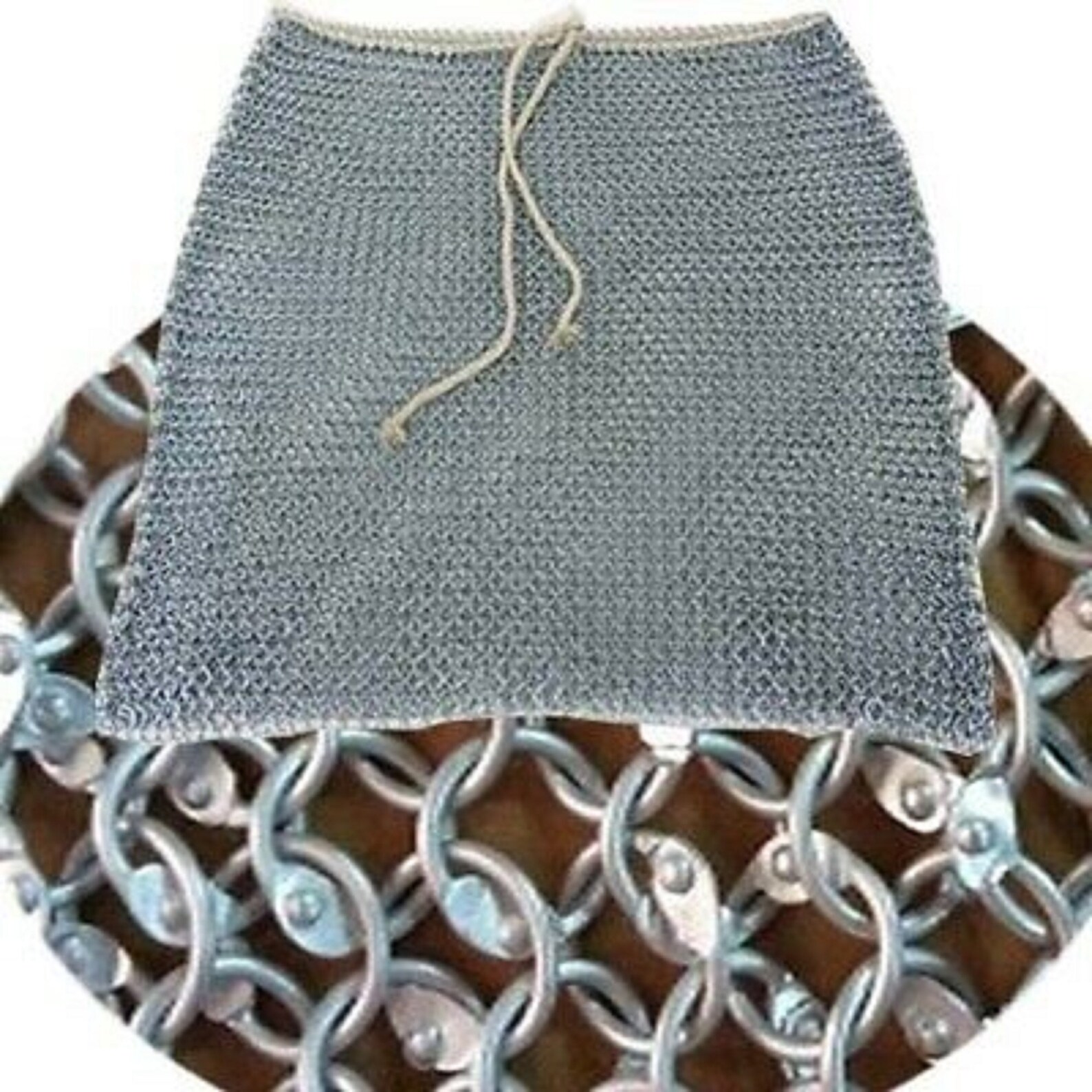 Aluminum Medieval Knight Chainmail Skirt 9 Mm Round Riveted | Etsy UK