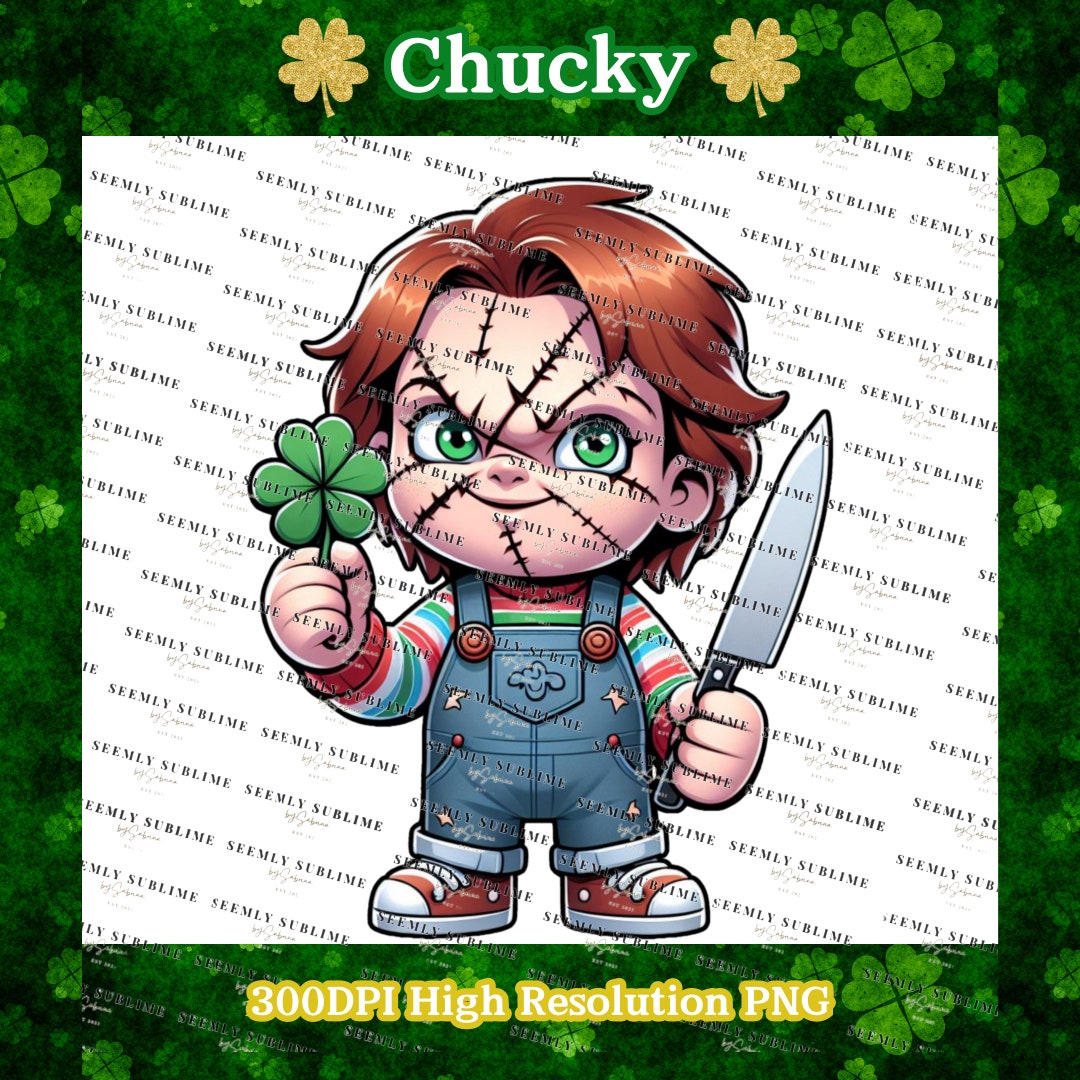 Child's Play Chucky St. Patrick's Day Horror Movie PNG File ...