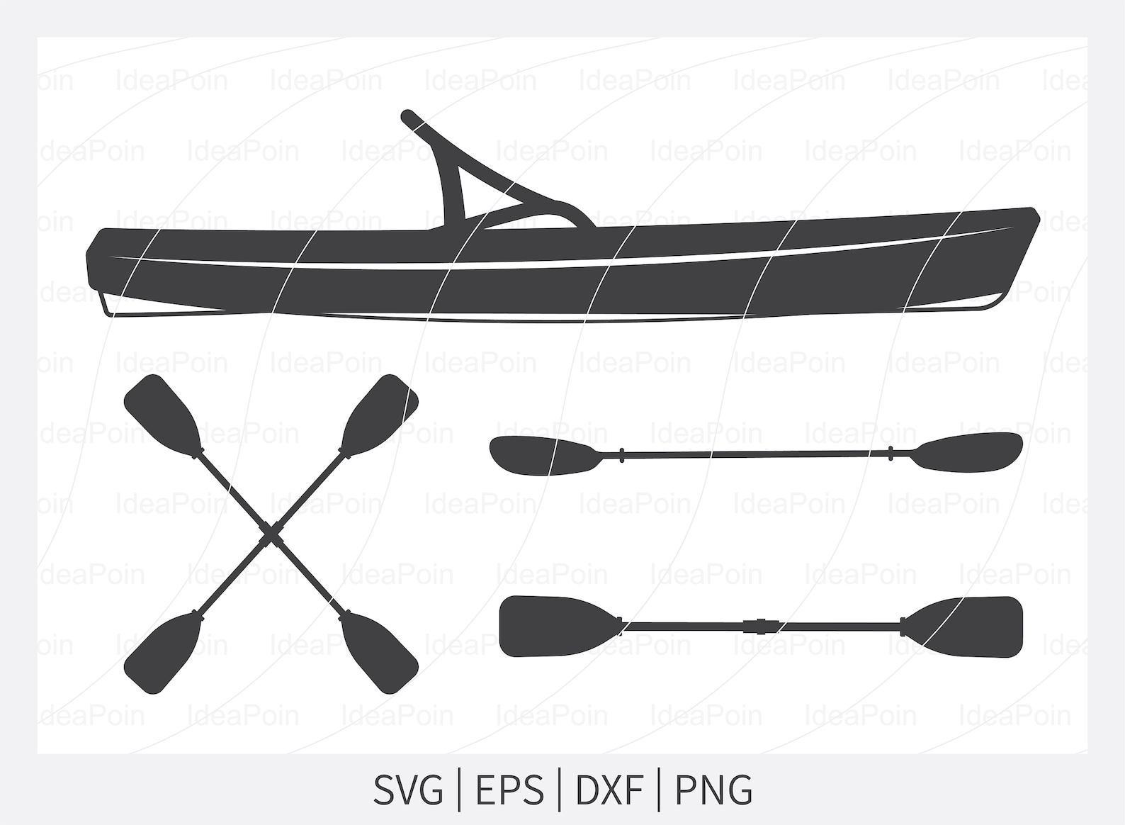 Kayak SVG Kayak Paddle SVG Sport Outdoor SVG Rowing Svg - Etsy