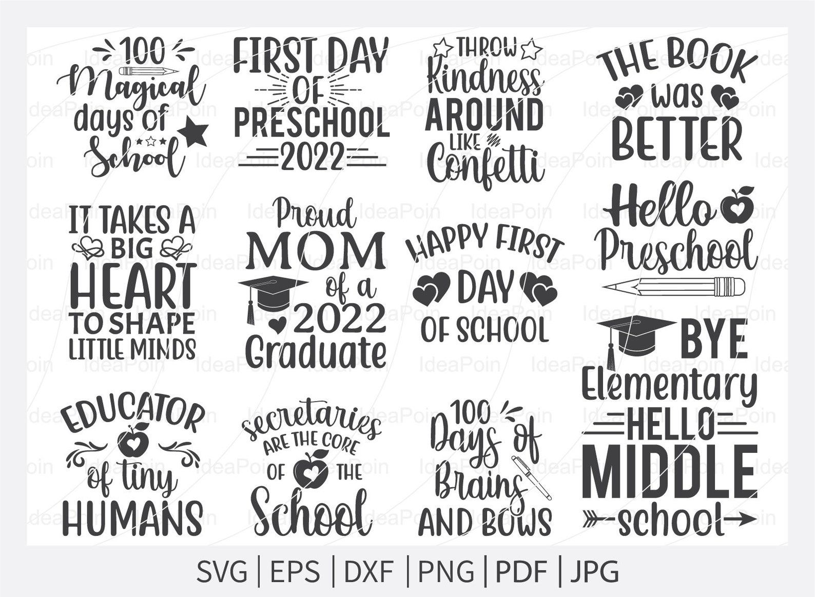 School Svg Bundle School Svg Teacher Svg School Svg Files | Etsy