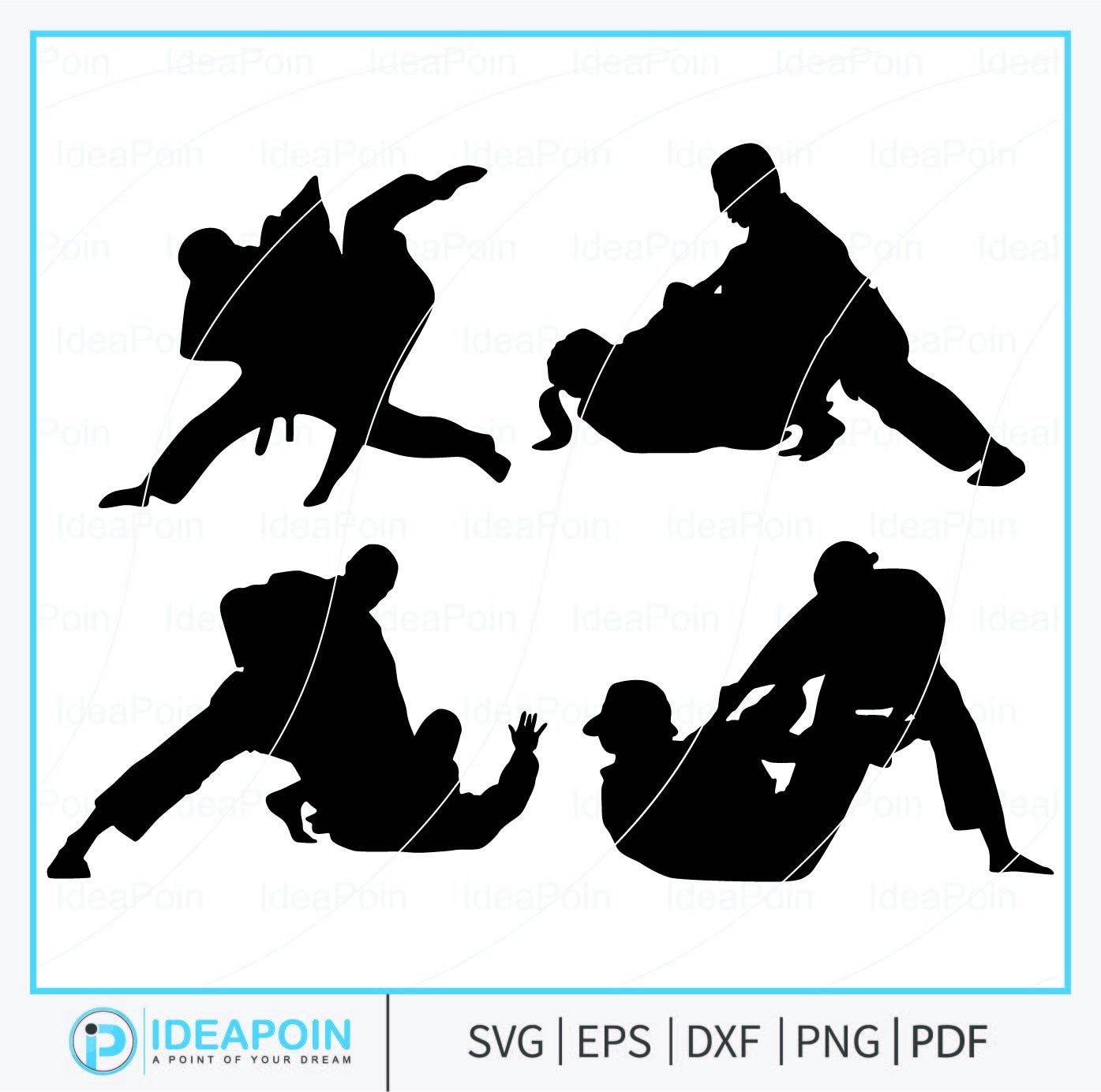 Brazilian Jiu-jitsu Svg, Brazilian Jiu-jitsu Clipart, Brazilian Vector ...