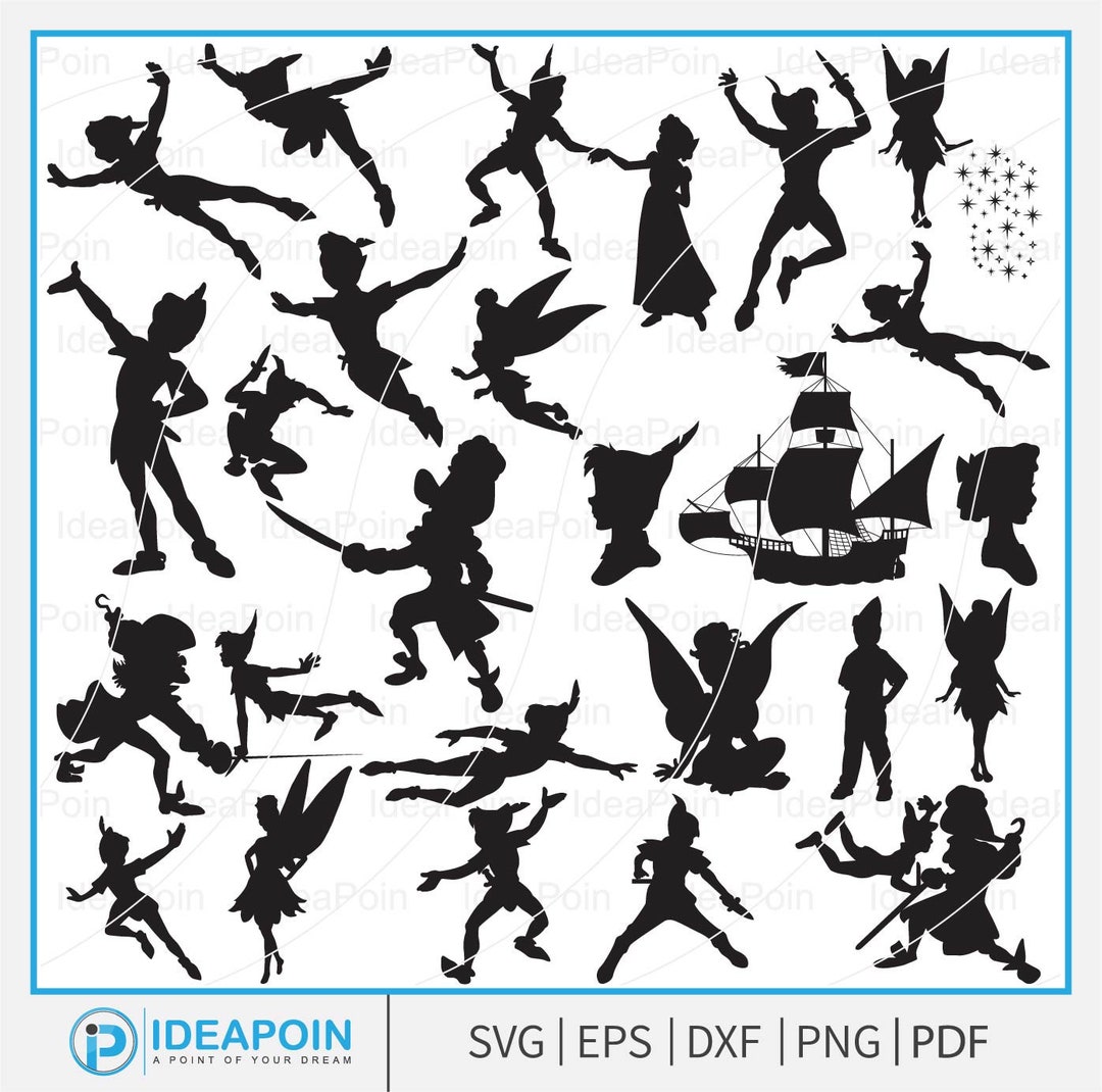 Peter Pan Svg, Peter Pan Bundle Svg, Peter Pan Cut File, Peter Pan ...