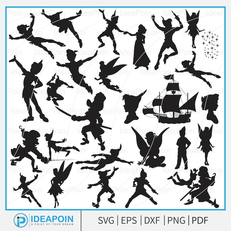 Peter Pan Svg - Etsy