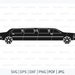 Limousine Clipart, Limousine Svg, Limousine Vector, Limousine Suv Files ...