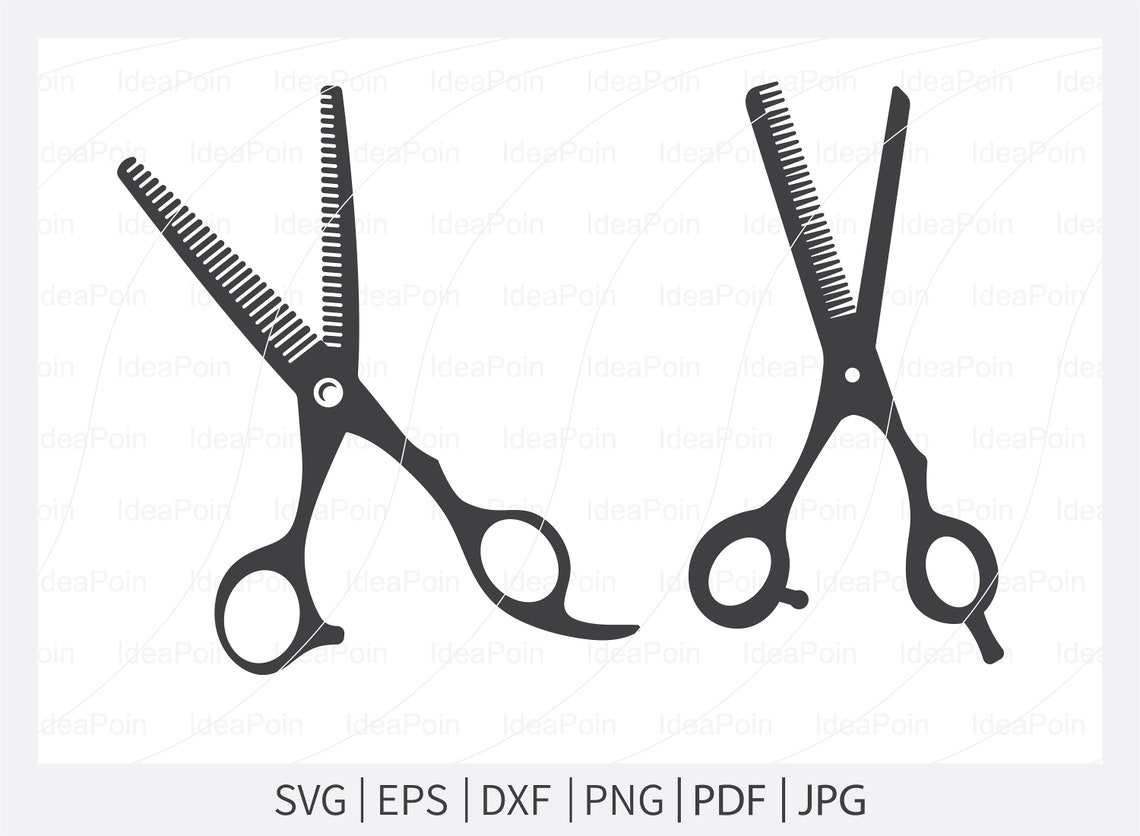 Scissors SVG Cut File Barber Scissors Svg Salon Scissors - Etsy