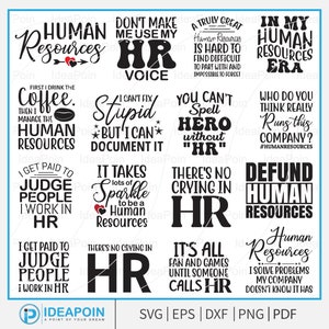Human Resources Svg, HR Shirt Design, Human Resources Png, HR ...