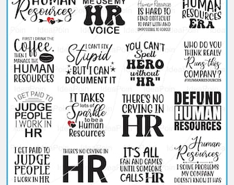 Human Resources SVG Design Bundle, Human Resources Tshirt, HR ...