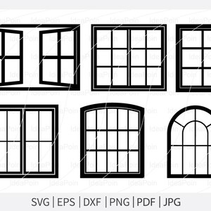 Windows SVG, Windows Bundle, Casement Svg, Window Frame Svg, Windows ...