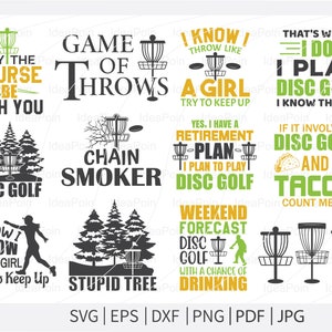 Disc Golf Svg Bundle, Disc Golf Svg, I Love Disc Golf, Disc Golf Buddy ...